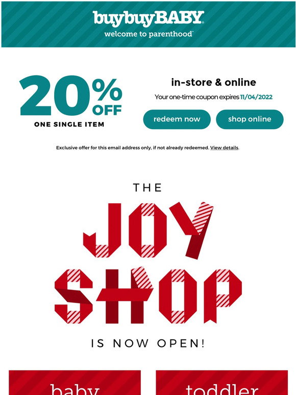 buybuy BABY: The Joy Shop is officially LIVE 🎁 | Milled