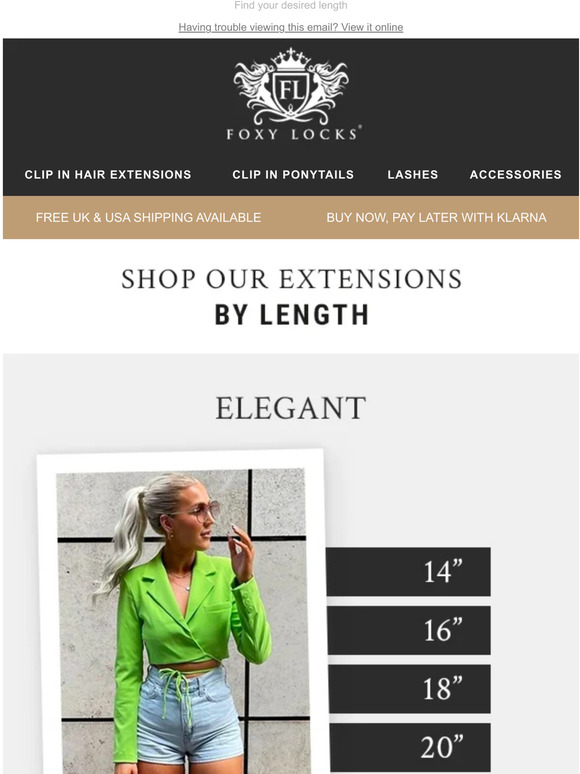 Foxy Locks: Lengths for all hairstyles | Milled