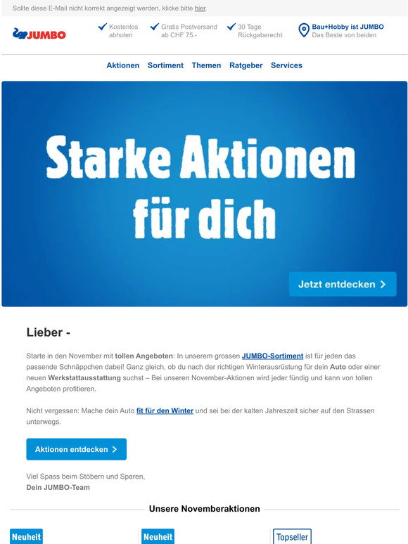 jumbo: ‼️ Hurra, der Herbst ist da: November-Aktionen bei JUMBO | Milled