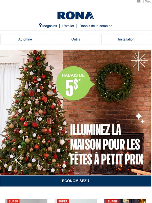 RONA: Noël est à nos portes, soyez prêts! | Milled