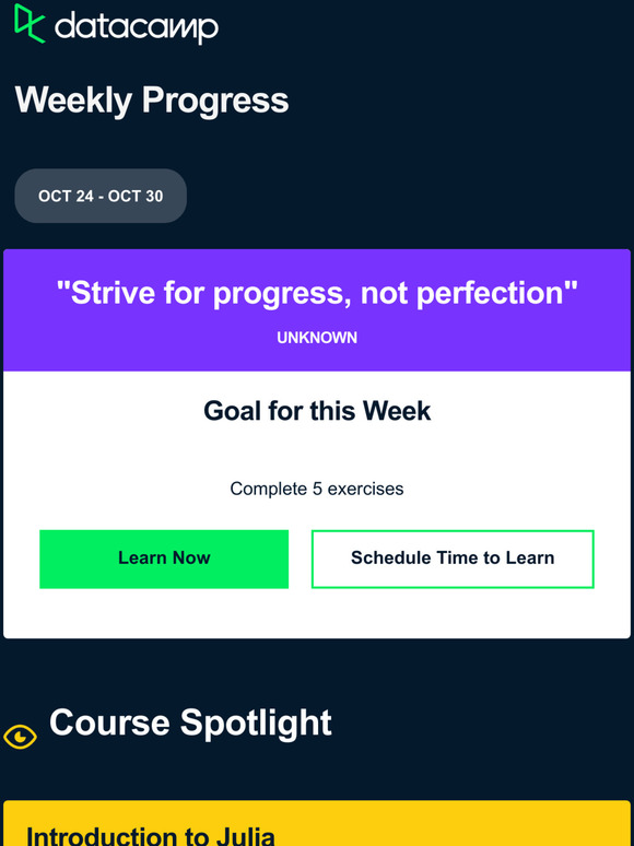 DataCamp: New Course: Introduction to Julia | Milled