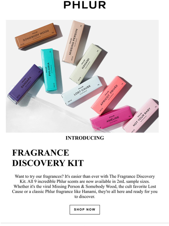 Phlur: Introducing the Discovery Kit | Milled