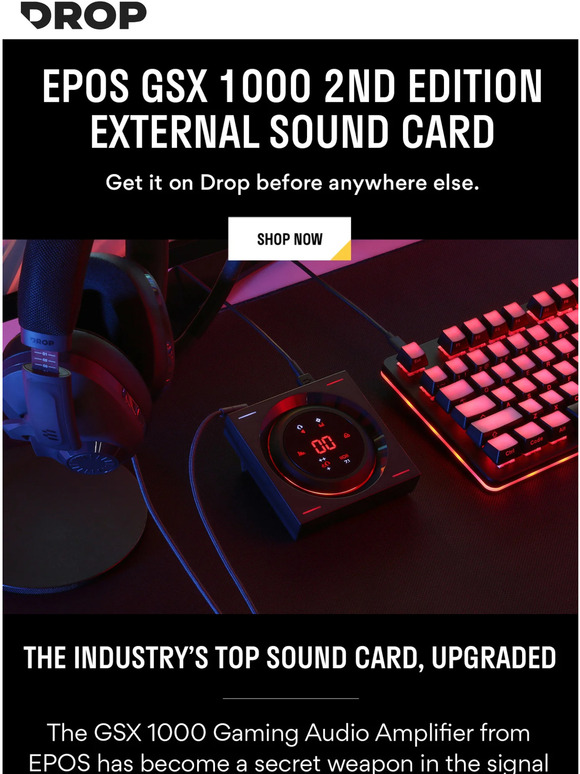 Drop: A Next-Gen Sound Card—Launching on Drop First | Milled