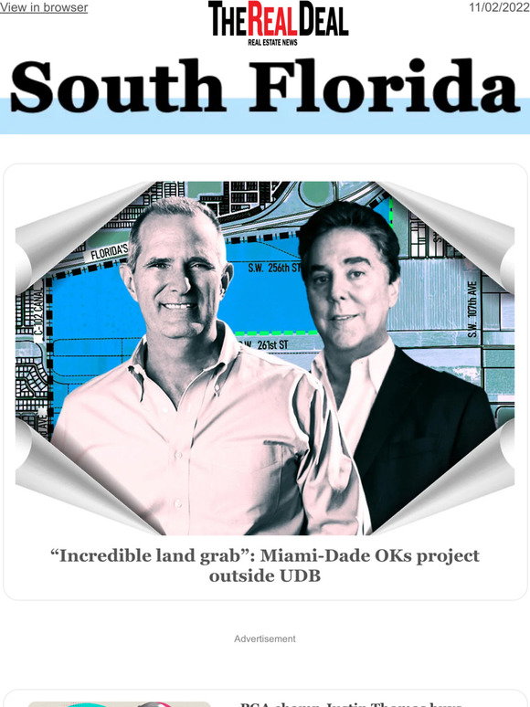 The Real Deal: Miami-Dade OKs controversial project outside development ...