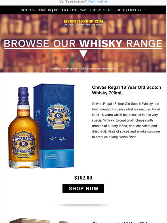 MyBottleShop: BROWSE OUR WHISKY RANGE | Milled