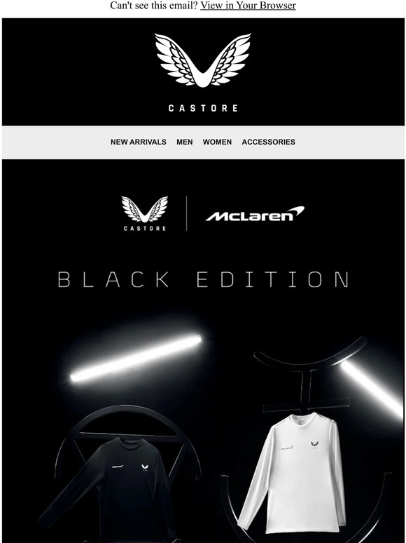 Castore: Castore x McLaren | The New Black Edition | Milled