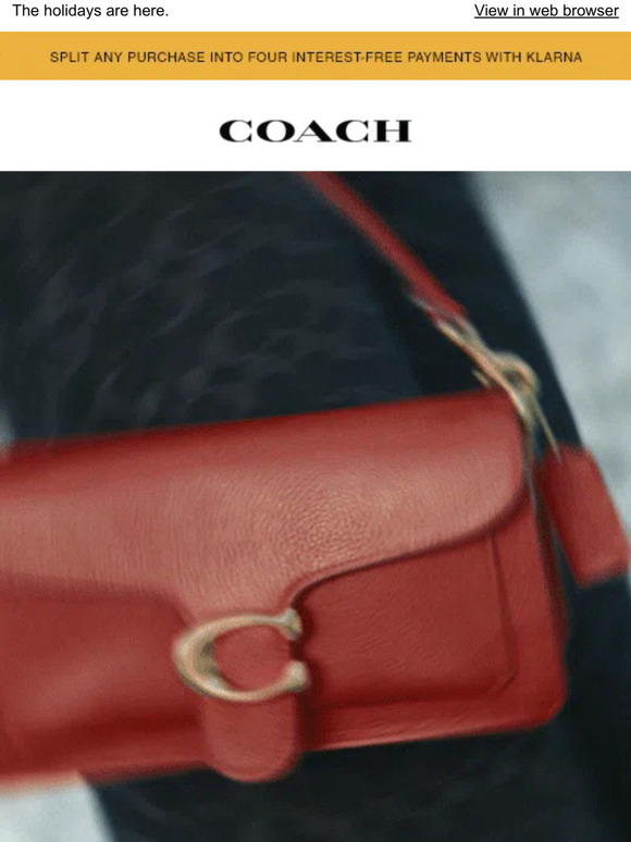 Coach Email Newsletters: Shop Sales, Discounts, and Coupon Codes
