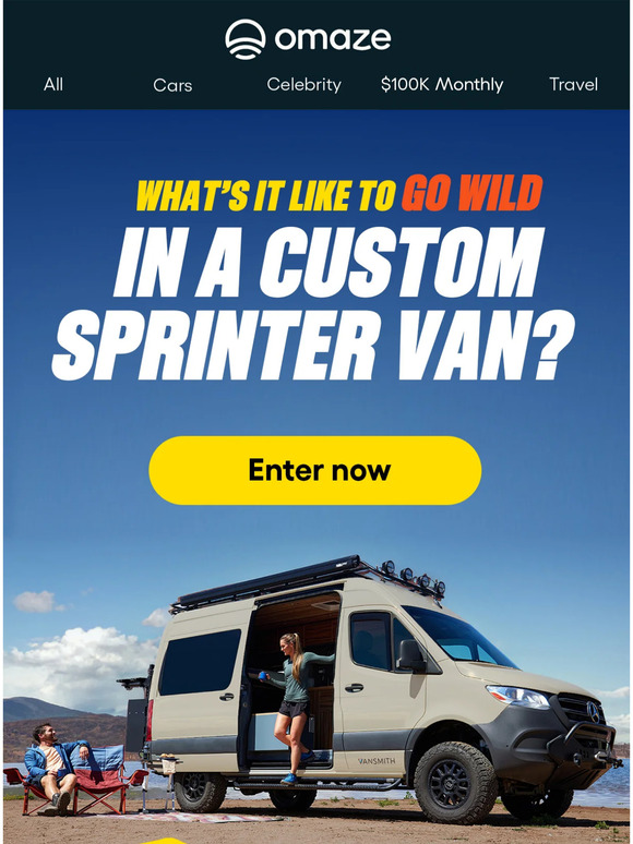 Omaze: What’s it like to win a custom Sprinter Van? | Milled