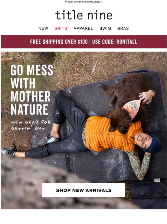 Title Nine: NEW gear that brings the heat | Milled