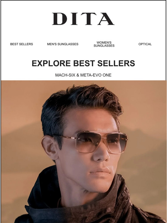 DITA Eyewear: Explore Best Sellers, MACH-SIX & META-EVO ONE | Milled