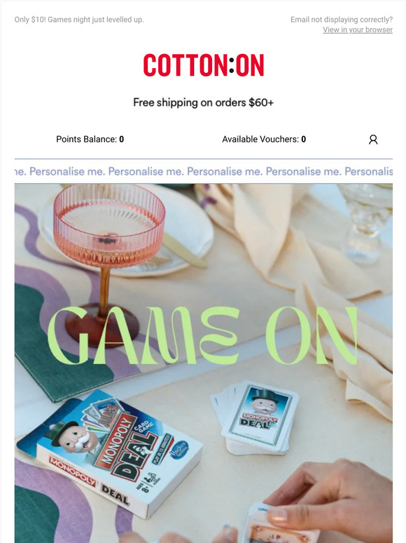 Typo Email Newsletters: Shop Sales, Discounts, and Coupon Codes