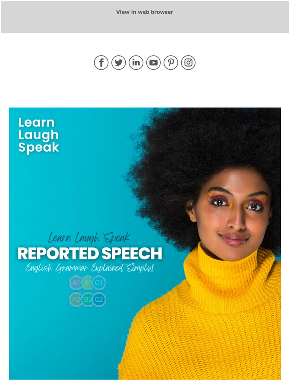 Learn Laugh Speak: What is Reported Speech? 🎓B1 Explained | Milled