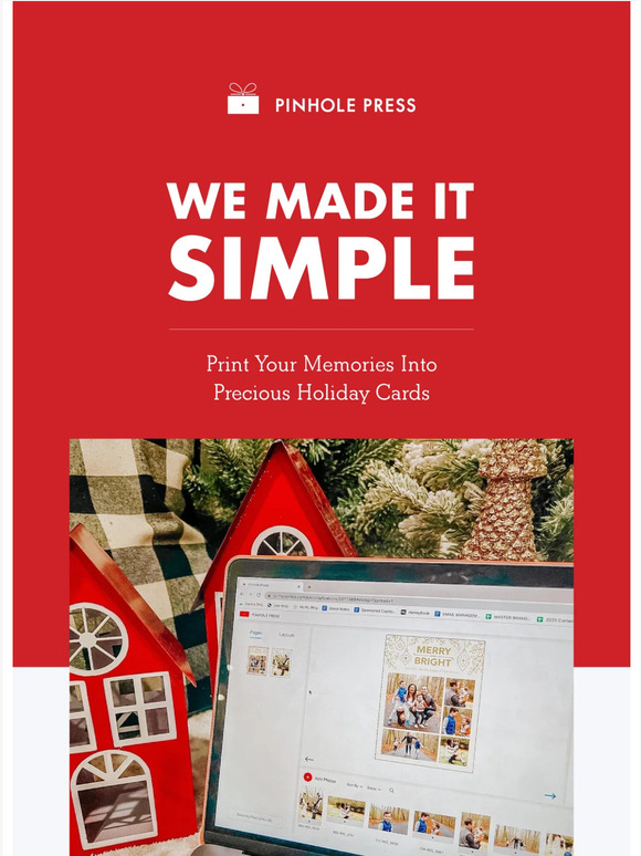 Pinhole Press: Create this year’s holiday cards in 10 minutes! | Milled