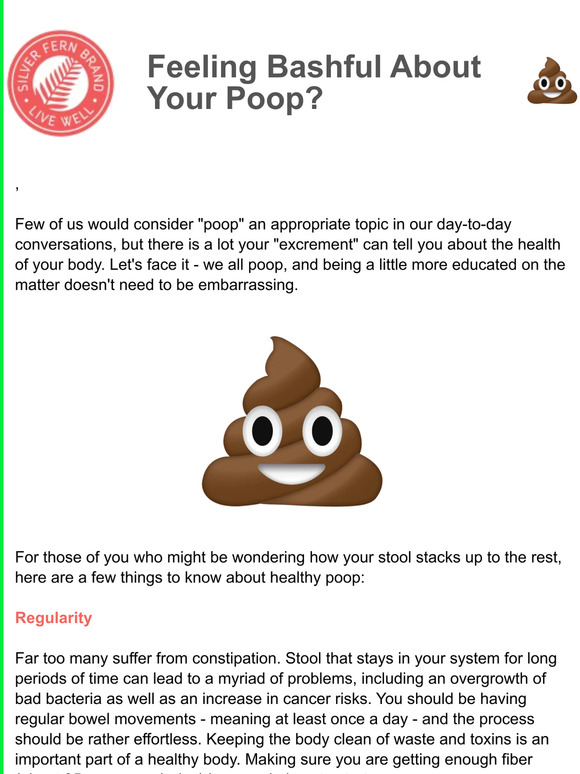 Silver Fern Brand: Feeling Bashful About Your Poop? | Milled