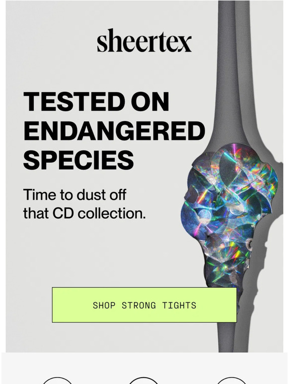 Sheertex: 💿 Tested on endangered species 💿 | Milled