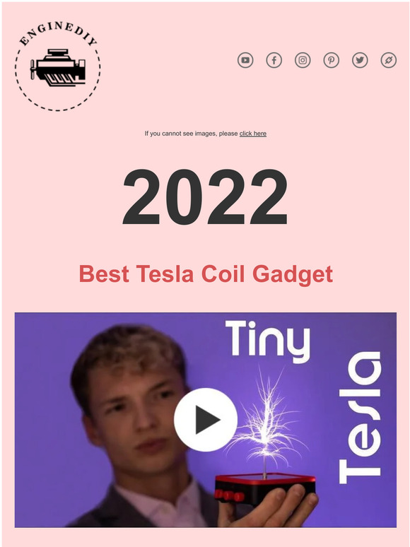 Enginediy: Best Tesla Coil Gadget 2022 (portable) | Milled