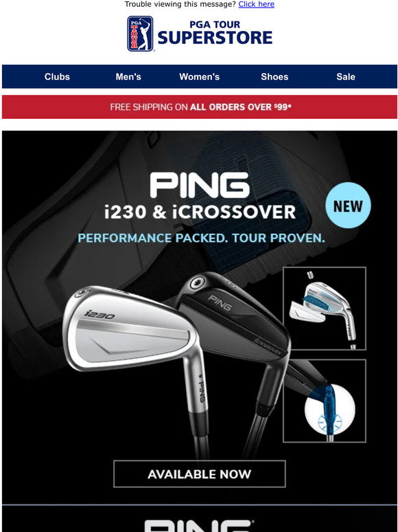 PGA TOUR Superstore: Today's the day! PING i230 & PING iCrossover are ...