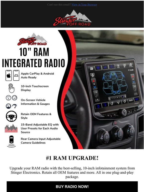 Stinger Off-Road: Save Over $350 on the Fully Integrated RAM Radio Kit ...