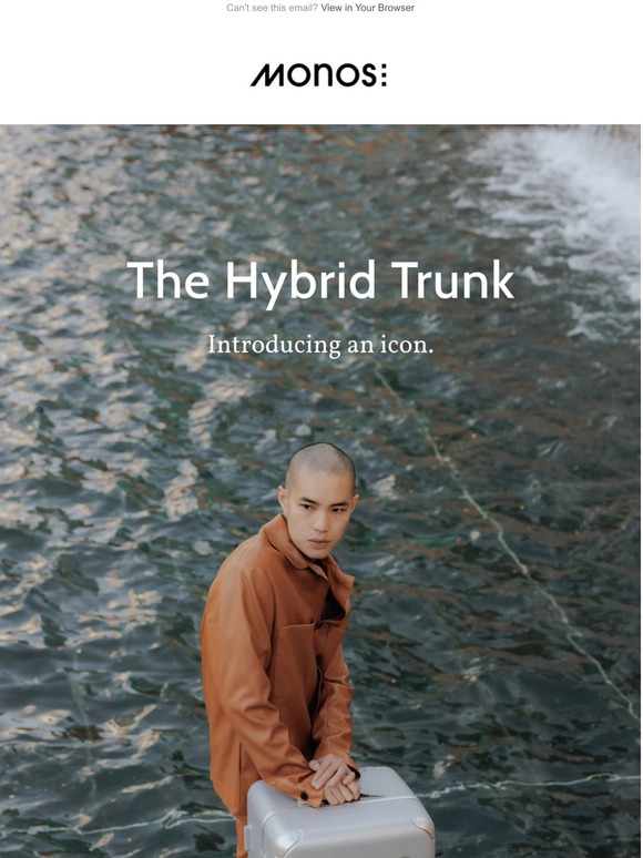 Monos: The Hybrid Trunk: the original globetrotter | Milled