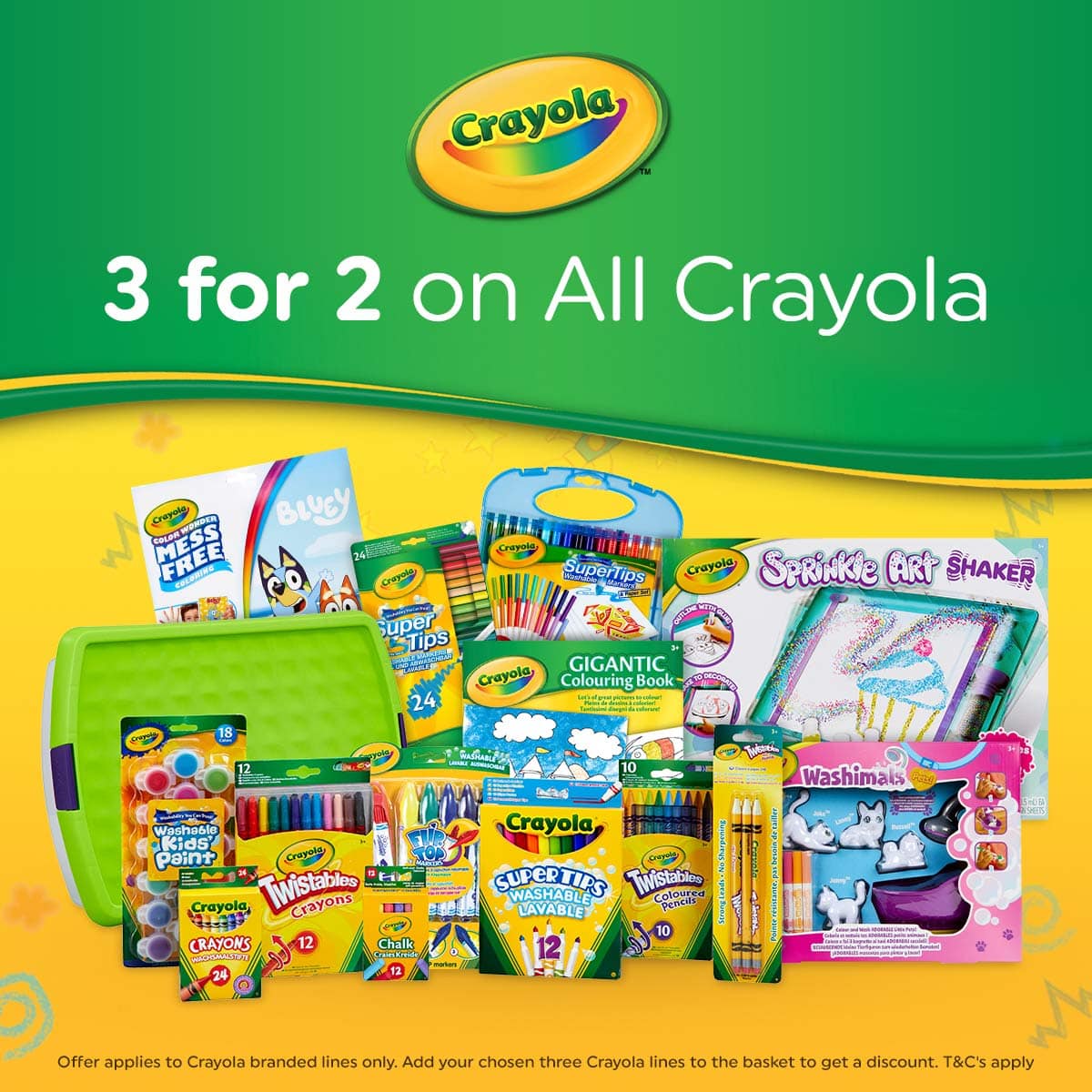 Smyths Toys HQ: 3 for 2 on all Crayola for more colour and more fun ...