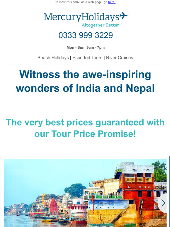 Mercury Holidays: Discover India and Nepal with an unforgettable ...