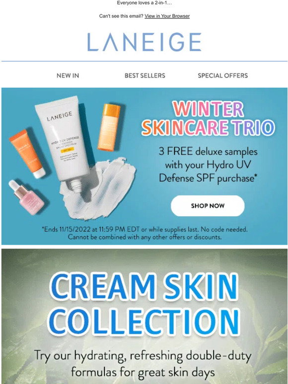 Laneige: Our Cream Skin Collection Does the Most | Milled