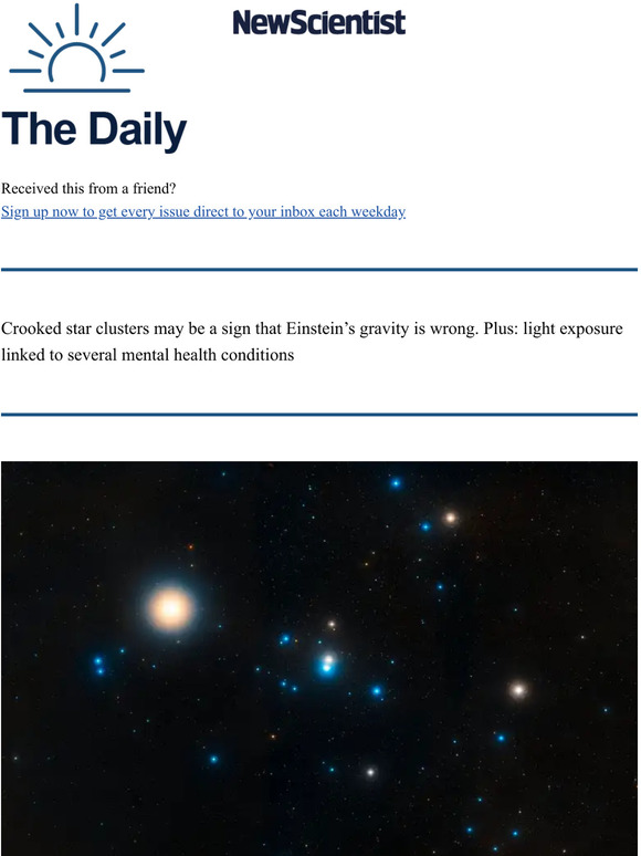 New Scientist: Was Einstein wrong? | Milled