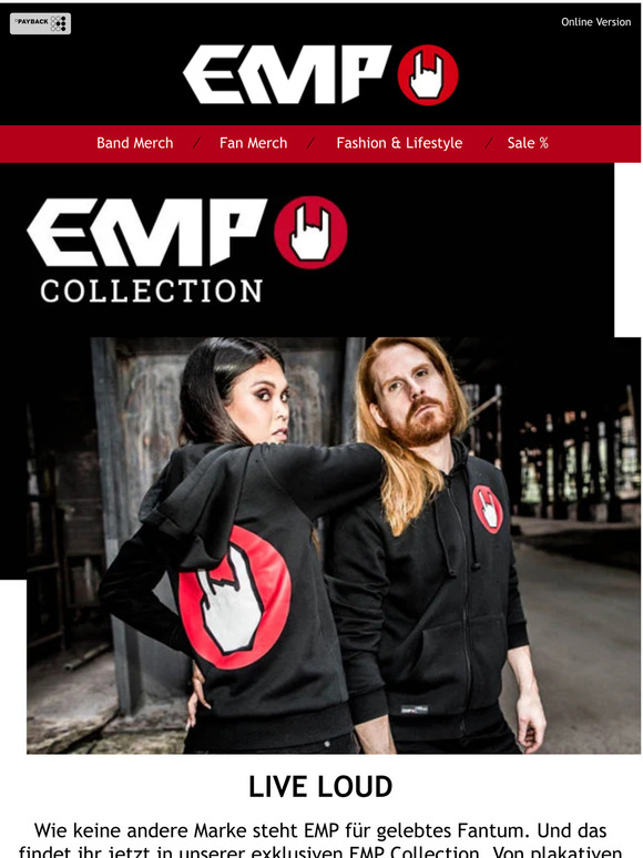 EMP: Bock auf Rockhand? 🤘 Unsere EMP Collection ist perfekt für echte ...