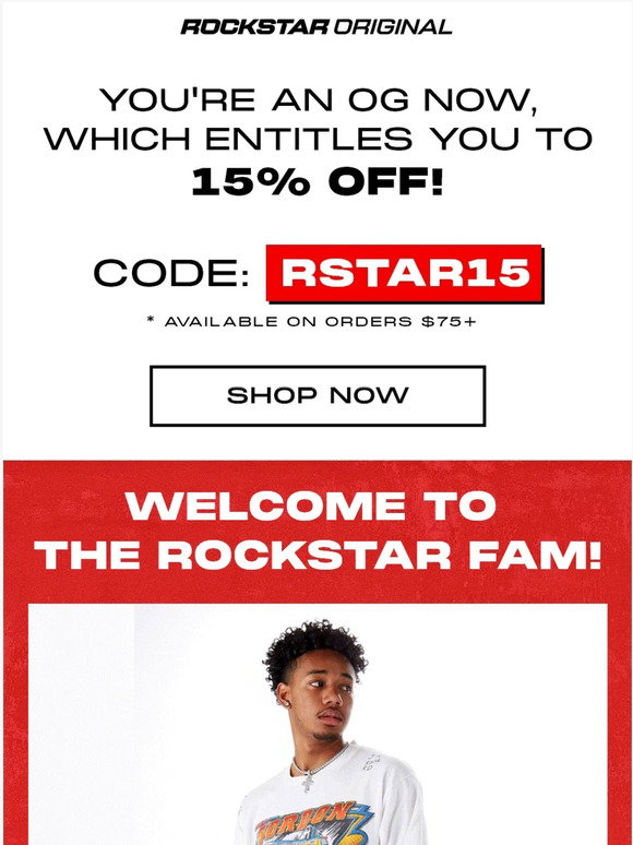Rockstar Original: Welcome to the Rockstar family! | Milled