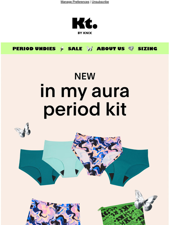 Kt by Knix: Make the switch with our NEW Period Kit | Milled