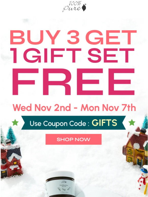 100 Percent Pure: FREE gift box for you🎁 | Milled