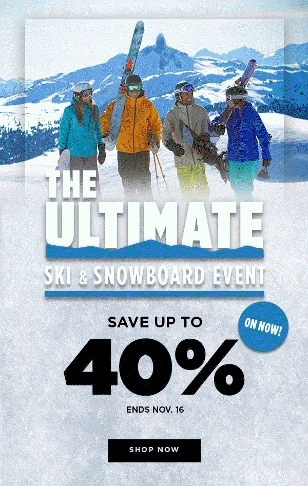 Sporting Life: 🚨 It’s back! Ultimate Ski & Snow Event starts now! | Milled