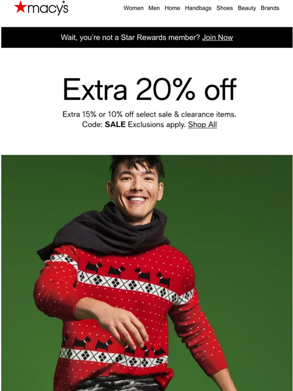 Macy's: Last day: extra 20% off the gifts for them (& you) | Milled