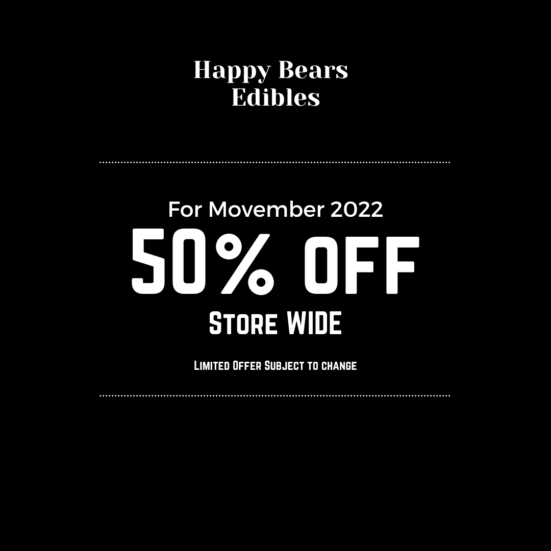 Happy Bears Edibles: 🔔Special Movember Box of the Month! | Milled