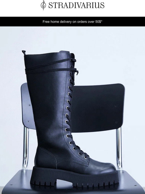 Stradivarius POLAND: XXL boots: how to wear them 👢 | Milled
