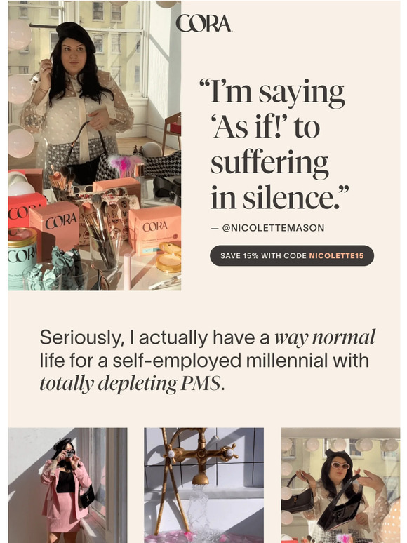 Cora: Choose what's right for you. | Milled