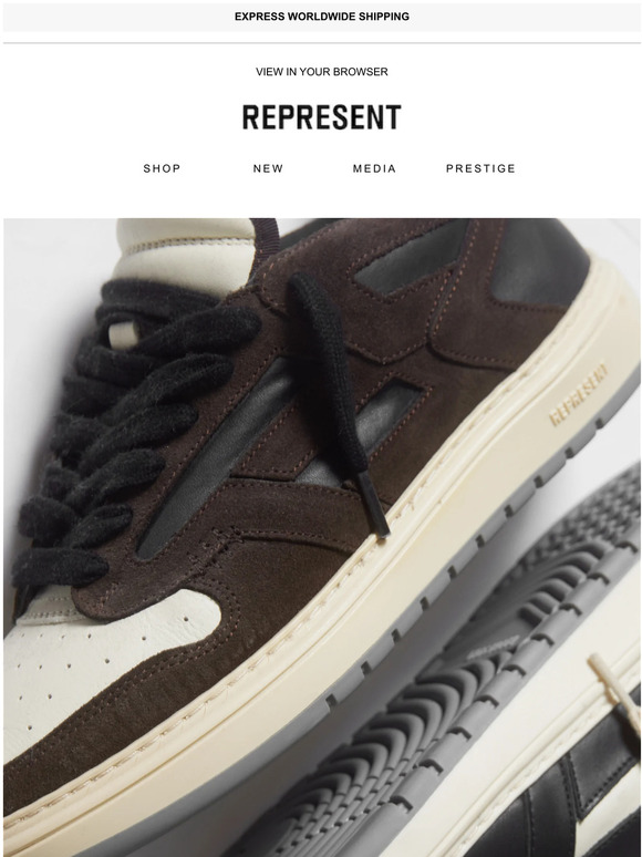 Represent Clo: —, Check out our recent Footwear Restocks | Milled