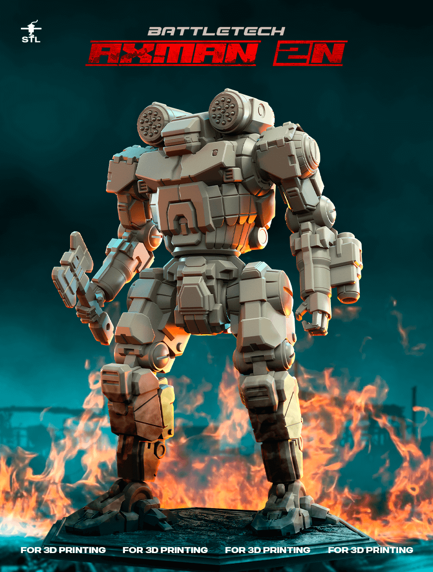 Gambody: 🤖 Check out the new Axman-2N 3D Printing Model and other Mechs ...