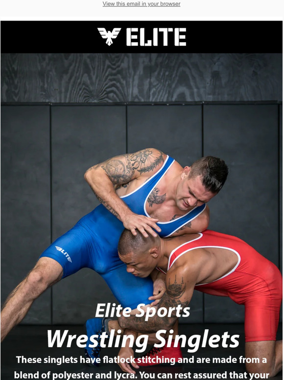 Elite Sports: Elite Sports Kid's and Adult Wrestling Singlets | Milled