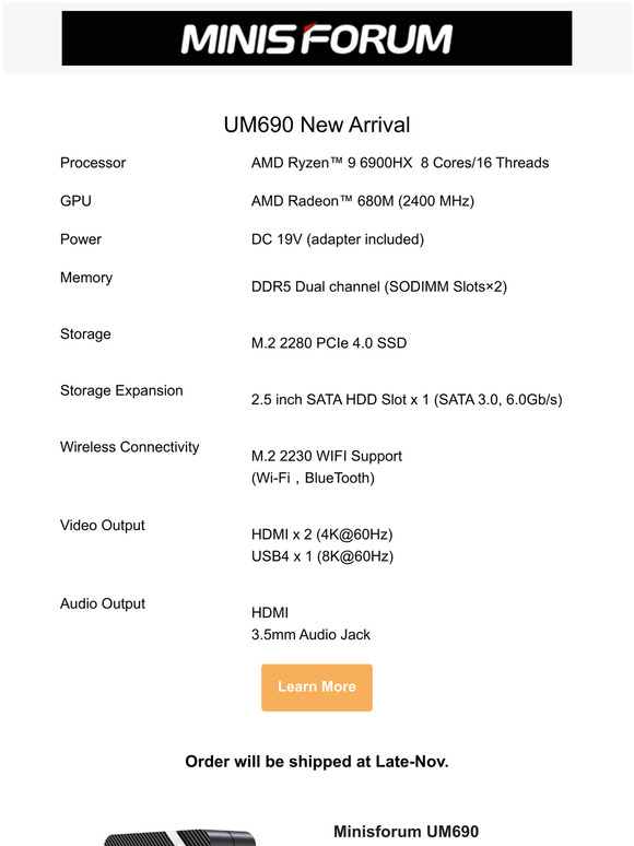 BESSTAR TECH LIMITED: UM690 - AMD Ryzen™ 9 6900HX & AMD Radeon™ 680M👏 ...