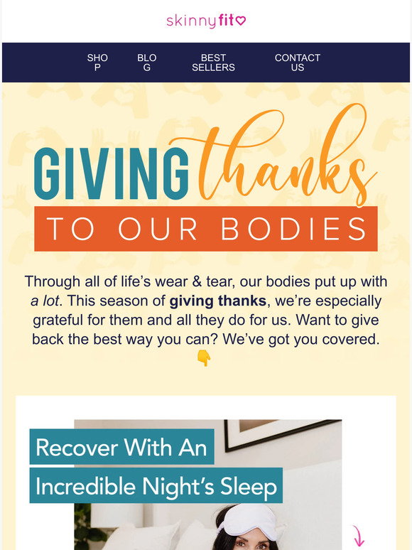 SkinnyFit: How To Give Thanks To Your Body This Month 🙏 | Milled