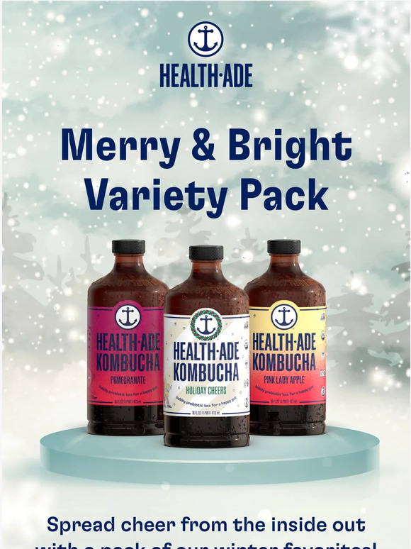 Health-Ade: Meet the Merry & Bright Pack ️💚 | Milled