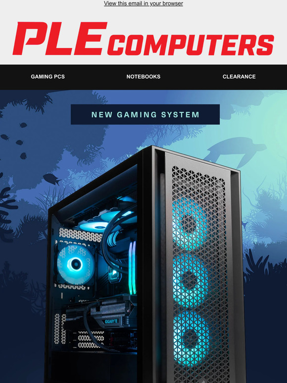 PLE Computers: NEW Riptide i9 + 4090 Gaming PC 🌊 | Milled