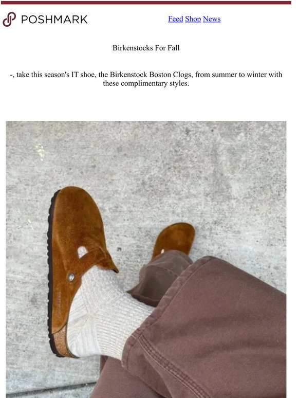 Poshmark: How to style your Birkenstock Boston Clogs | Milled
