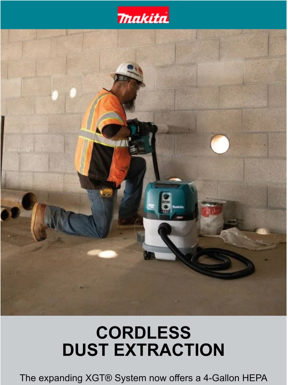Makita: MAKITA CORDLESS DUST EXTRACTION SOLUTIONS | Milled
