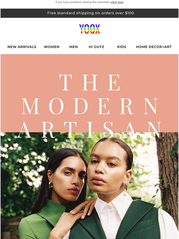 YOOX: The Modern Artisan: Discover the capsule collection created in ...