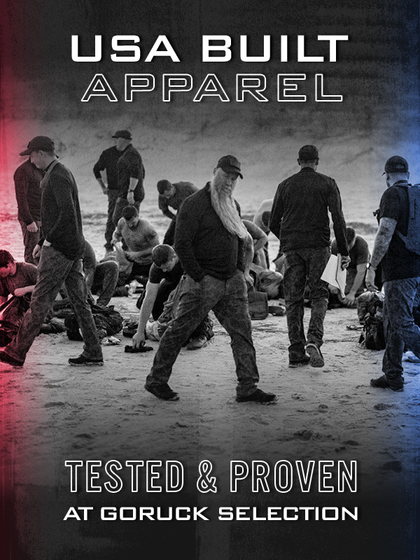 GORUCK: USA BUILT APPAREL TESTED & PROVEN AT GORUCK SELECTION | Milled