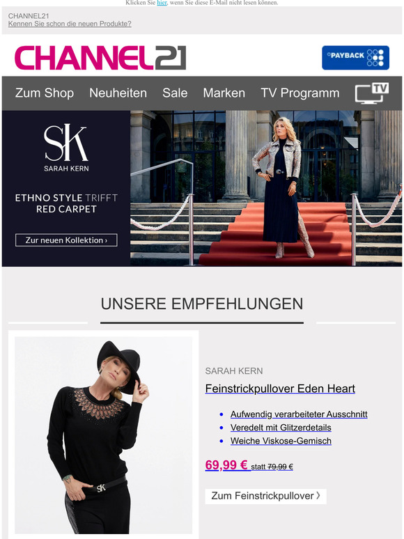 Channel21 DE: Nicht verpassen: Neuheiten von Sarah Kern | Milled