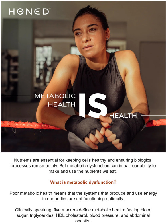 Honed: 4 ways poor metabolic health impacts your body | Milled