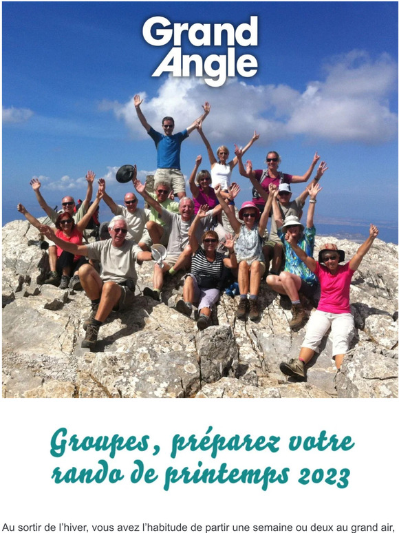 Grand Angle: Groupes, préparez votre rando de printemps 2023 | Milled